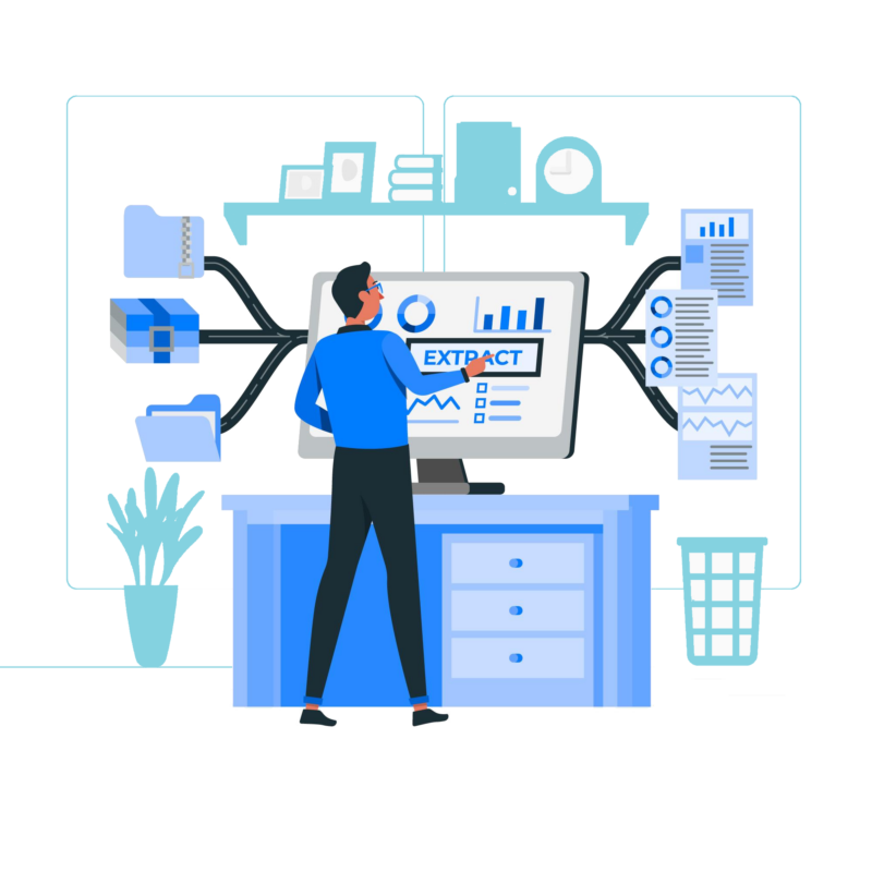 A Comparative Study on AI and OCR for Data Extraction